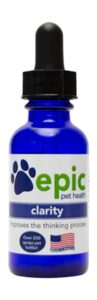 clarity - natural, electrolyte, odorless pet supplement that improves cognition and the thinking process (dropper, 1 ounce)