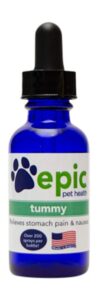 tummy - natural, electrolyte, odorless pet supplement that relieves stomach pain and nausea (dropper, 1 ounce)