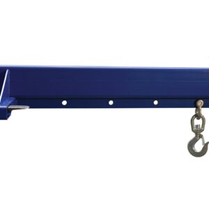 Vestil LM-EBT-8-30 Steel Economy Telescoping Lift Boom 30 in Fork Pocket Center 8,000 Lb. Capacity Blue and Yellow