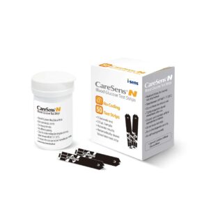 CareSens N Blood Glucose Test Strips (50 ct) - Only for CareSens N Family Meter Kits…