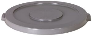 huskee 3201 32 gallon grey round trash can lid