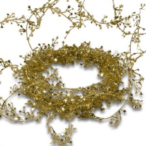 gold small star garland