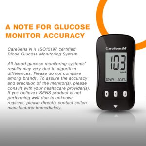 CareSens N Blood Glucose Test Strips (50 ct) - Only for CareSens N Family Meter Kits…