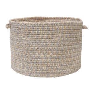 colonial mills tremont utility basket, 18 by 12-inch, gray