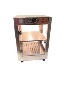 heatmax commercial food warmer pizza pastry hot countertop display case 14x14x20