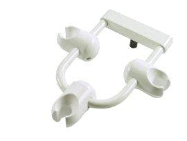 dci 8241 horseshoe holder bar with standard holders, white