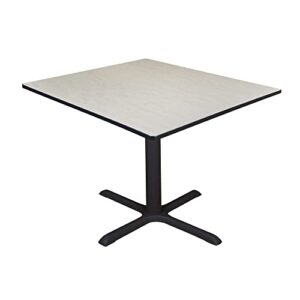 cain 48" square breakroom table- maple