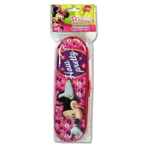 disney minnie bowtique tin zipper pencil case