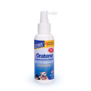 oratene brushless oral care breath freshener for dogs and cats, 4oz