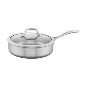 zwilling spirit 3-ply 3-qt stainless steel saute pan