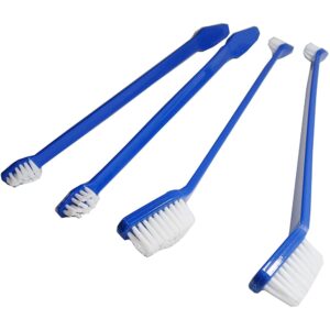 dog toothbrush set - pack of 4