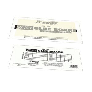 jt eaton 185 slim glue board - unscented, no-mess, indoor & outdoor use, non-toxic