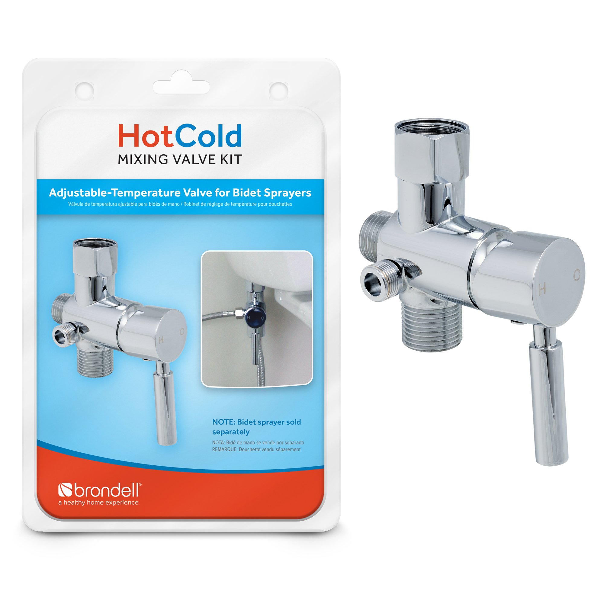 Brondell Hot/Cold Bidet Mixing Valve Upgrade Kit