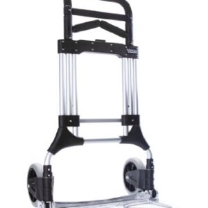 Vergo Industrial 400 lb Capacity Heavy Duty Folding Hand Truck Dolly Cart with Telescoping Handle, Aluminum Foldable Cart with Wheels (S300L)