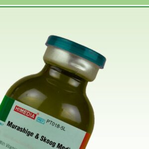 himedia pt018-5l murashige and skoog medium with vitamins and without cacl2, sucrose, iaa, kinetin, agar, 5 l