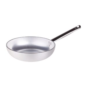 pentole agnelli almr1111b24 high pan for jumping, aluminum, silver, 24 cm