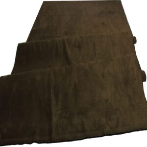 microsuede suede fabric 58" width (1 yard, 36"x58") (cut separately by prime) chocolate