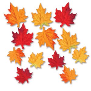 Deluxe Fabric Autumn Leaves Cutouts