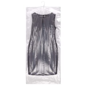 hangerworld 20 clear 45inch dry cleaning laundry polythylene garment cover protector bags 80 gauge