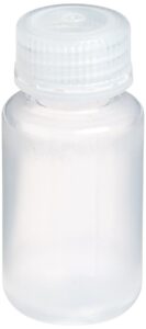 united scientific™ 33306 | laboratory grade polypropylene wide mouth reagent bottle | designed for laboratories, classrooms, travel, or storage at home | 60ml (2oz) capacity | pack of 12