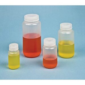 united scientific™ 33408 | laboratory grade high density polyethylene (hdpe) wide mouth reagent bottle | designed for laboratories, classrooms, or storage at home | 250ml (8oz), pack of 12