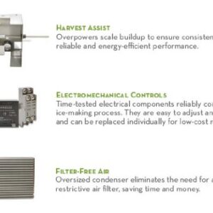 Ice-O-Matic ICE0500HA Air Cooled 600 Lb Half Cube Ice Machine