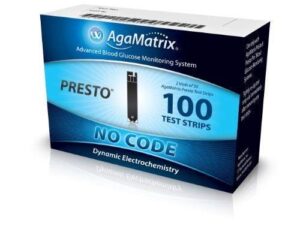 wavesense presto test strips, 100 count box