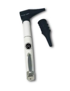 basic white otoscope from elite medical instruments - eom-951w