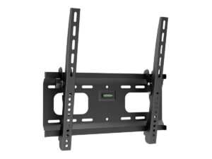 monoprice commercial tilt tv wall mount bracket for 32" to 55" tvs up to 165lbs, max vesa 400x400, ul certified