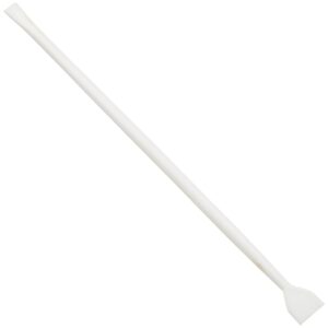 united scientific 81411 plastic policeman spatula, 241.3mm l, 6mm diameter (pack of 12)