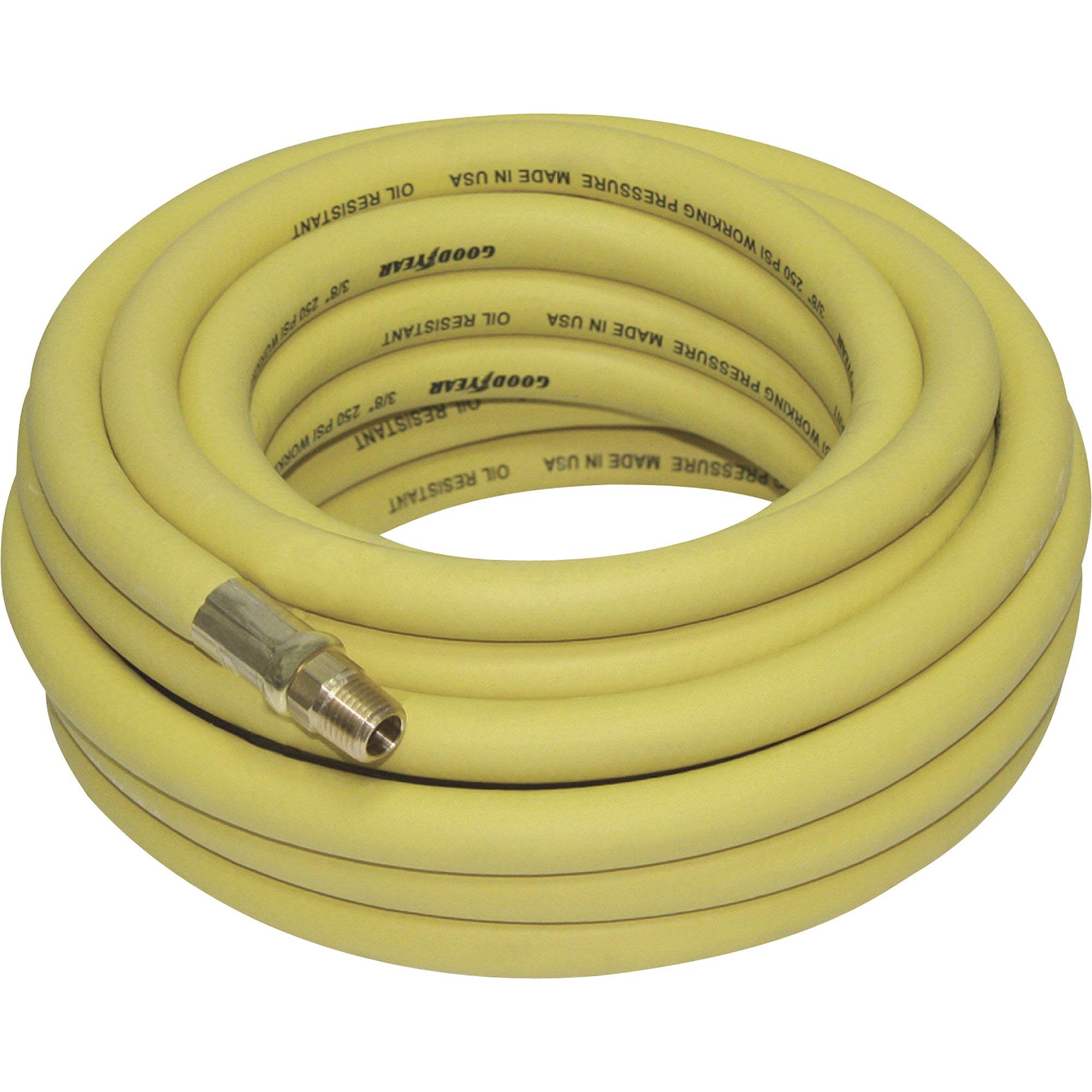 25' x 3/8" Goodyear Rubber Air Hose