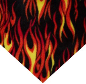 baum winterfleece hot rod multi, fabric by the yard