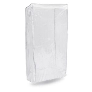 new star foodservice 36565 commercial-grade sheet pan/bun pan rack cover, plastic, 20-tier, 28" l x 23" w x 61" h, clear