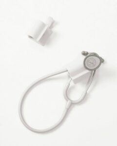 stethoscope holder holster clip - white