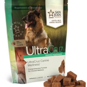 UltraCruz Canine Wellness Supplement for Dogs, 60 Tasty Chews