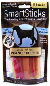 smartsticks peanut butter chews (5 pack)