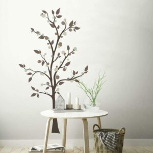 roommates rmk2365gm mod gray tree peel and stick giant wall decals