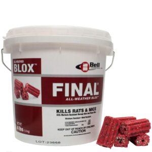 Bell Final Blox Rodent Bait Poison 18#- Brodifacoum