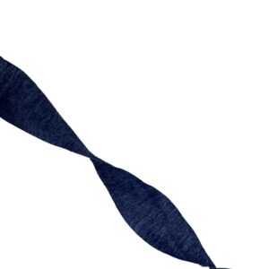 Navy Blue Crepe Paper Streamers (2 Pack), 145 Feet Total, Made in USA