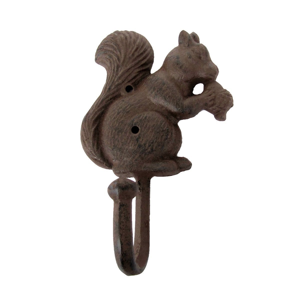 UDE Treasure Gurus Cast Iron Squirrel Wall Hook