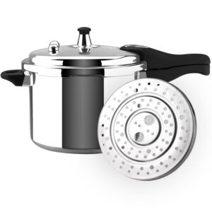 magefesa® avant pressure cooker, 6.2 quart, made of very resistant aluminum, compatible with gas, electric, ceramic stoves, pressure canner, canning cooker pot, stove top instant fast cooking