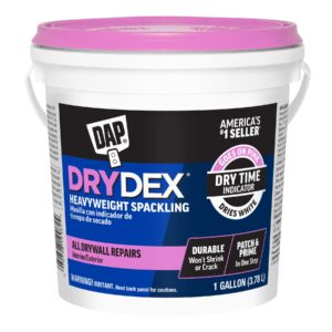 dap 7079812347 drydex spackling ga raw building material, 1 gal, pink/white