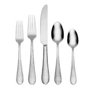 oneida 45-pc. tibet flatware set, stainless