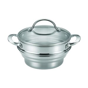 anolon classic stainless steel universal covered steamer insert