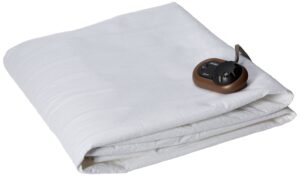 sunbeam heated mattress pad csbj050710- twin, white