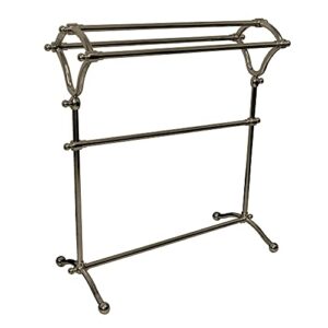 kingston brass scc2288 pedestal y-type towel-rack, brushed nickel