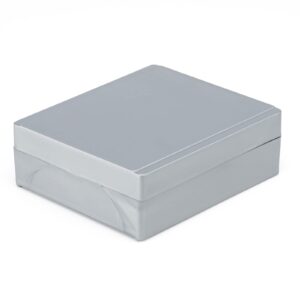 globe scientific 513075a abs plastic cork lined slide storage box for 25 slides, gray