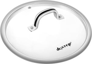 duxtop cookware glass replacement lid (interior diameter: 11inch, exterior diameter: 11-1/2inch)