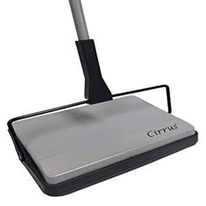 dust care dc 1001 non electric commercial grade carpet sweeper with clean out comb on-board, 3 brush system