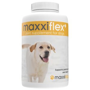 maxxipaws maxxiflex+ hip & joint supplement for adult dogs - 120 tablets